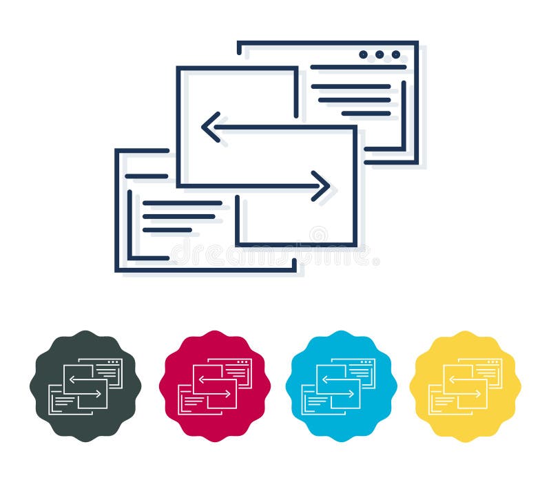 Website Application Development - Data Migration - Icon Stock ...