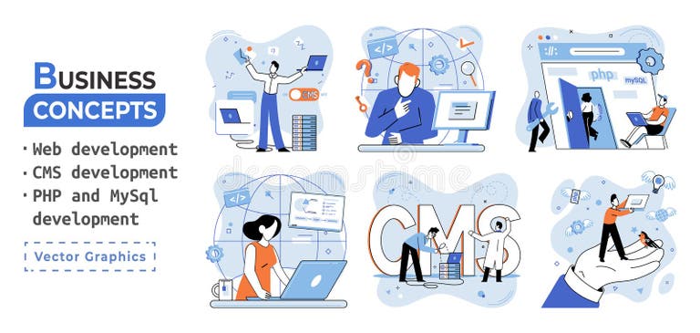 Website Architecture Concepts. Web Development, PHP, MySQL, CMS, Interface Design, Software ...