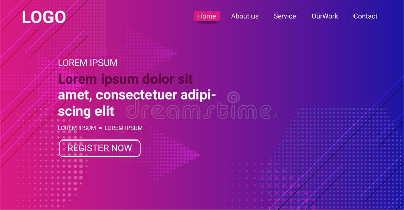 Website Banner, Abstract Purple and Blue Color Gradient Background ...