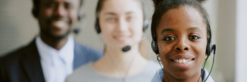 Website Banner of Call Center Specialists Stock Photo - Image of ...