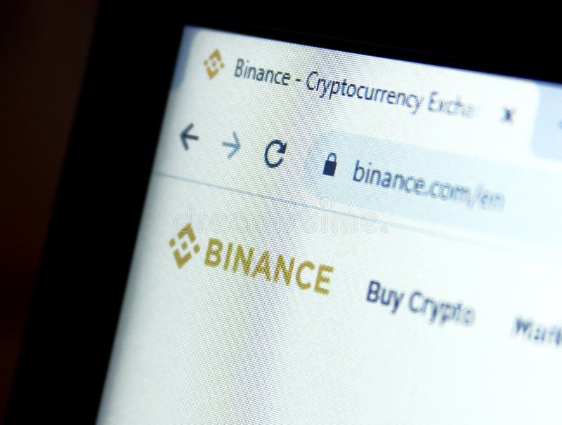 Binance Cryptocurrency Exchange Logo Editorial Photography - Image of ...
