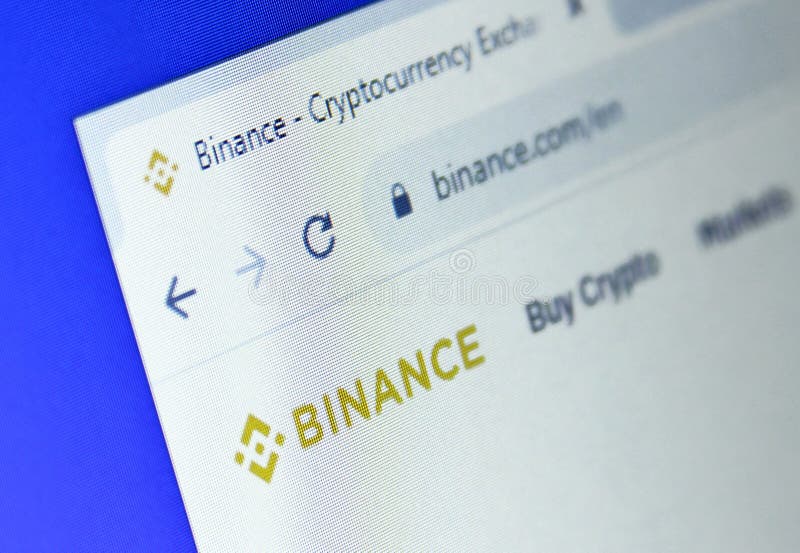 Binance Cryptocurrency Exchange Logo Editorial Photography - Image of ...