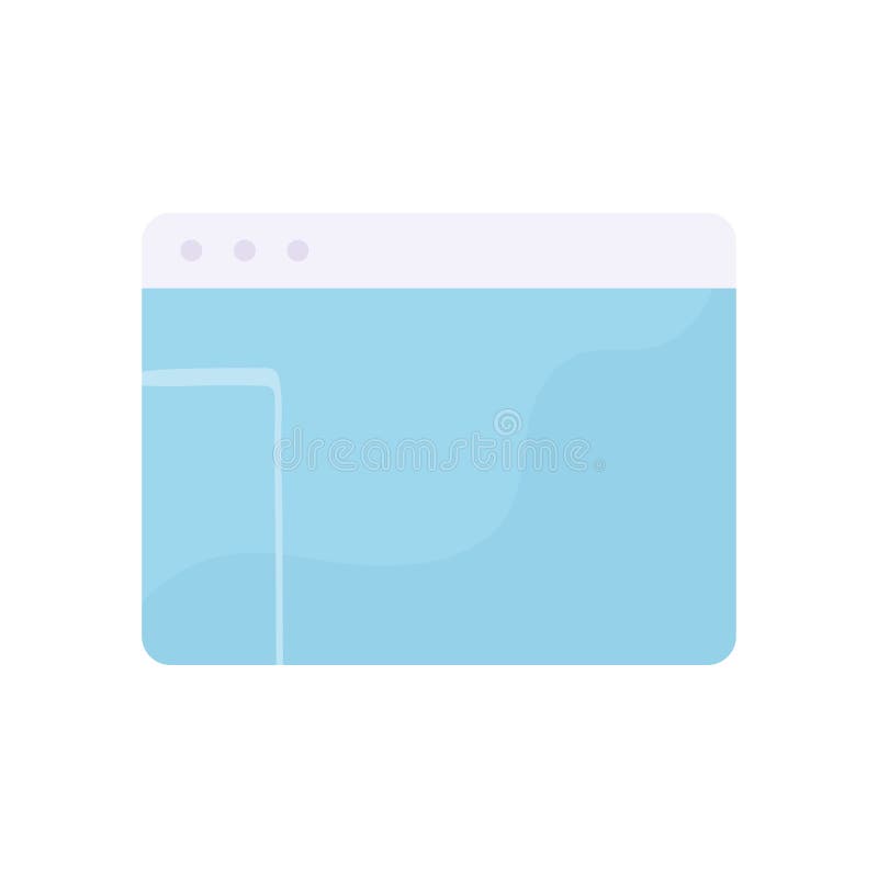 Website blank template stock vector. Illustration of clean - 232862204