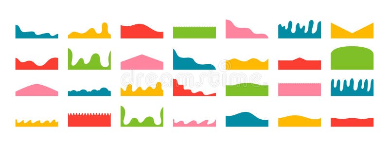 Website Border and Header for Website Design. Isolated Vector Template ...