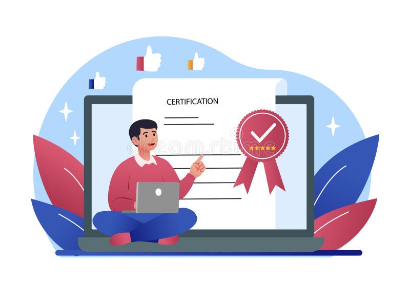 Certification Cartoon Stock Illustrations – 1,373 Certification Cartoon ...