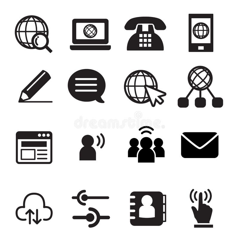 Website Icon Vector Illustration. Web Browser Internet Symbol Stock Vector - Illustration of ...