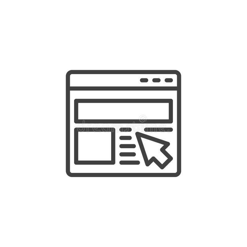 Website cursor arrow stock vector. Illustration of cursor - 140610734