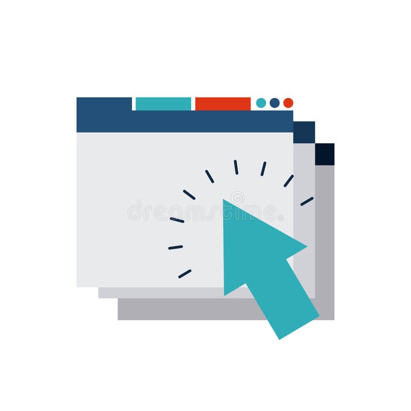 Website cursor arrow stock vector. Illustration of cursor - 140610734