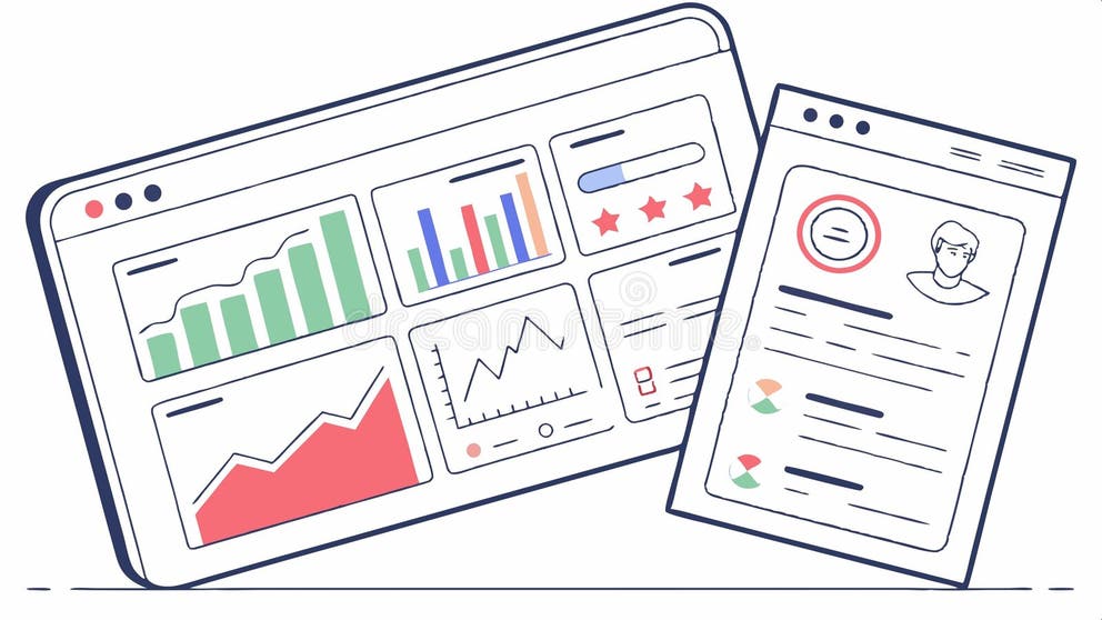 Website Dashboard Interface, Data Analytics, User Interface, Digital ...