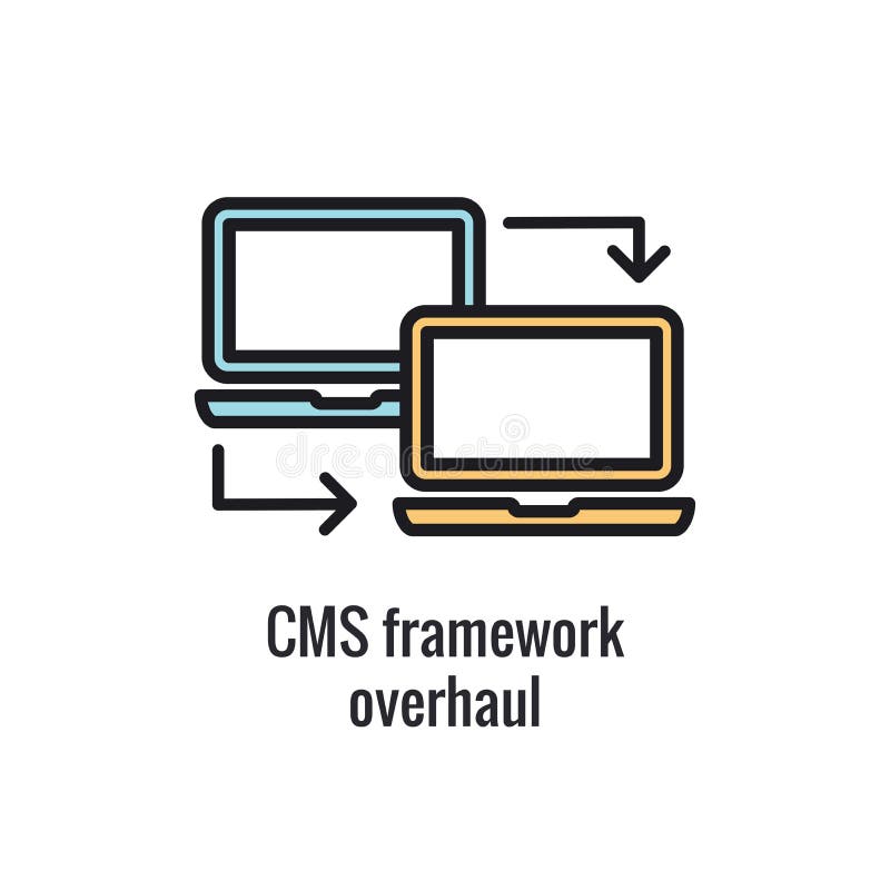 Website Data Transfer Icon with Arrow Imagery of Transfer Stock Vector ...