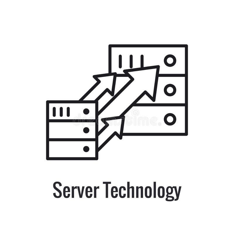 Website Data Transfer Icon with Arrow Imagery of Transfer Stock Vector ...