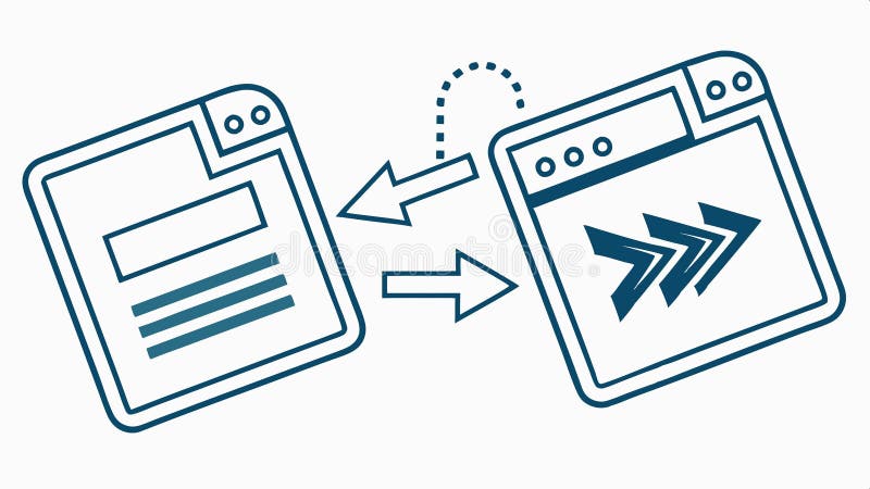 Website Data Transfer Icon for Internet Connection Symbol Vector Design ...