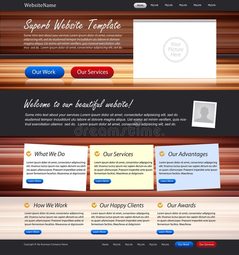 Website design stock vector. Illustration of graphic - 19423776