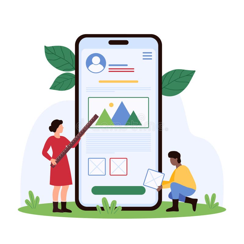 Website Design Creation or Redesign Process in Mobile App, Tiny People ... Website Design Creation or Redesign Process in Mobile App, Tiny People ...