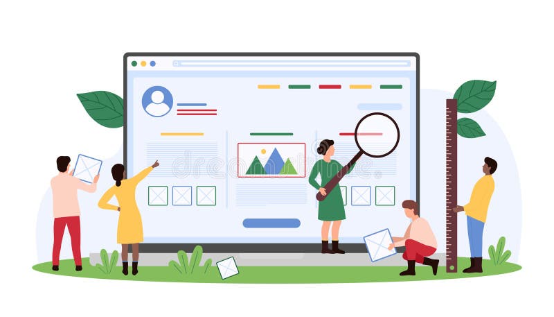Website Design or Redesign Process, Creative Interface Creation by Tiny ...