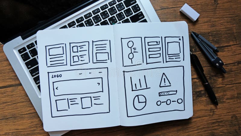 UX Mobile Application Wireframe. Sketch, Prototype, Framework, Layout ...