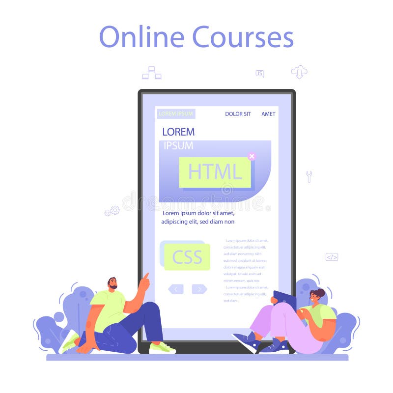 Html Course Stock Illustrations – 575 Html Course Stock Illustrations, Vectors & Clipart ...