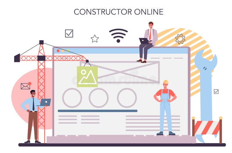 Website Development Online Service or Platform. Support Stock ...