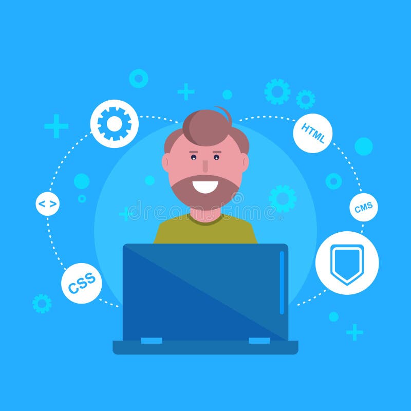 Website Development, Programming, Web Design Stock Vector ...