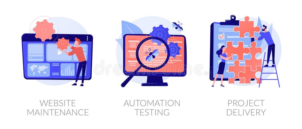 Website Development Vector Concept Metaphors. Stock Vector ...