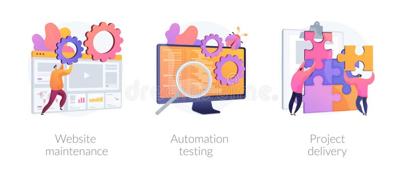 Website Development Vector Concept Metaphors. Stock Vector ...