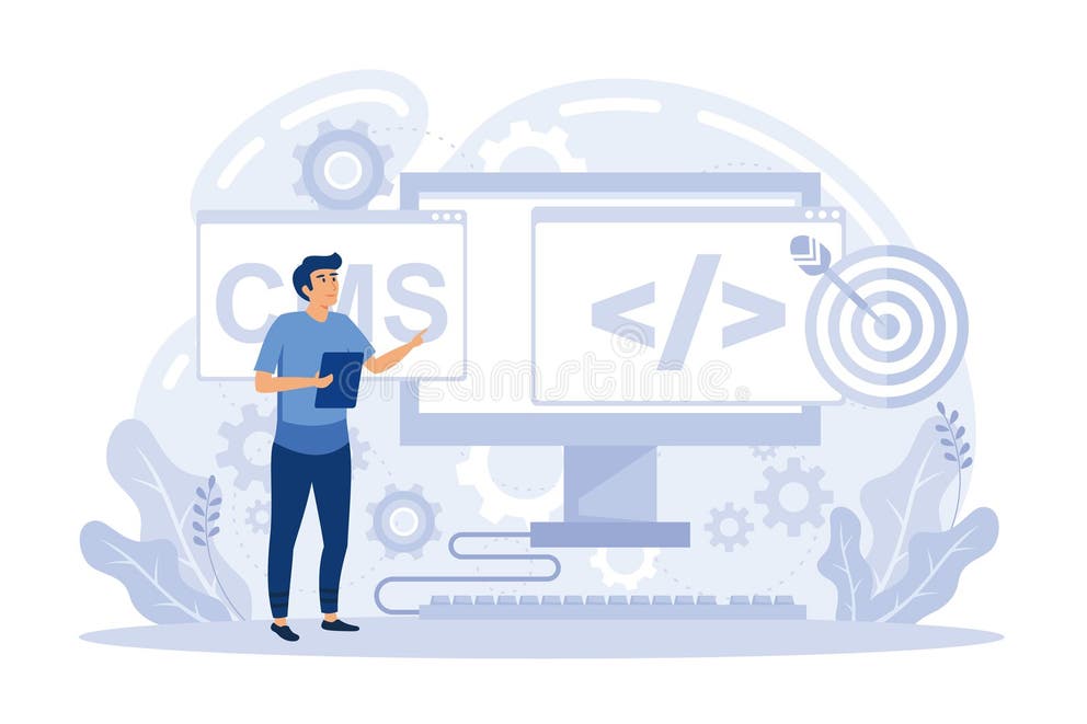 Website Development, Web Design. Programming and Coding, Stock Vector ...