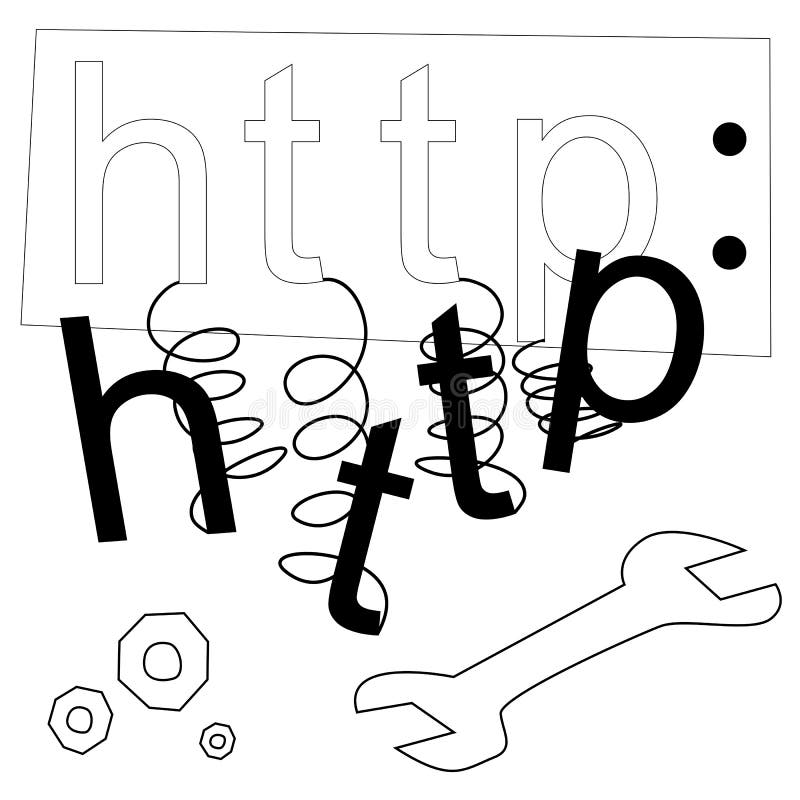 Site Down Text for Website Maintenance with Grey Background Stock Photo ...