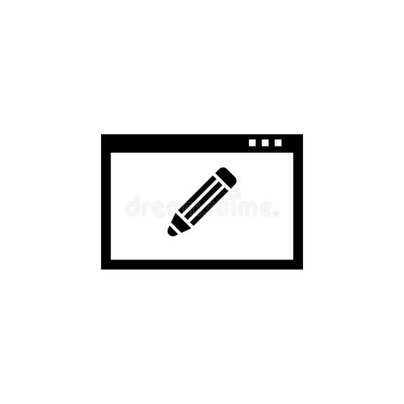 Website Editing, Frontend and Backend Solid Flat Vector Icon Isolated ...