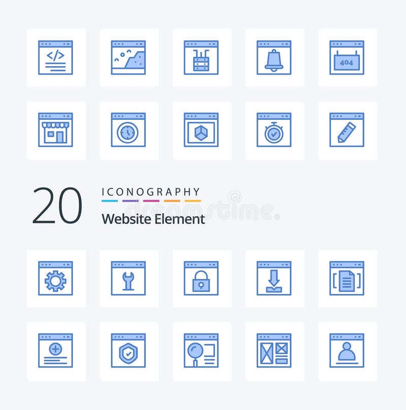 Blue Loading Page Icon Stock Illustrations – 960 Blue Loading Page Icon ...