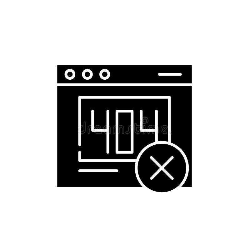 Network Error Line Icon Concept. Network Error Flat Vector Symbol, Sign ...