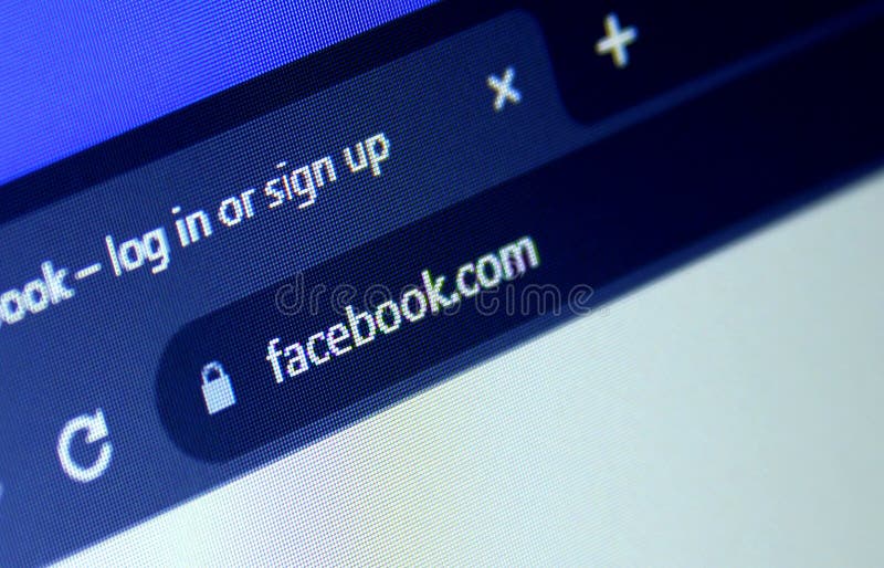 Facebook website editorial photo. Image of phone, display - 297320381