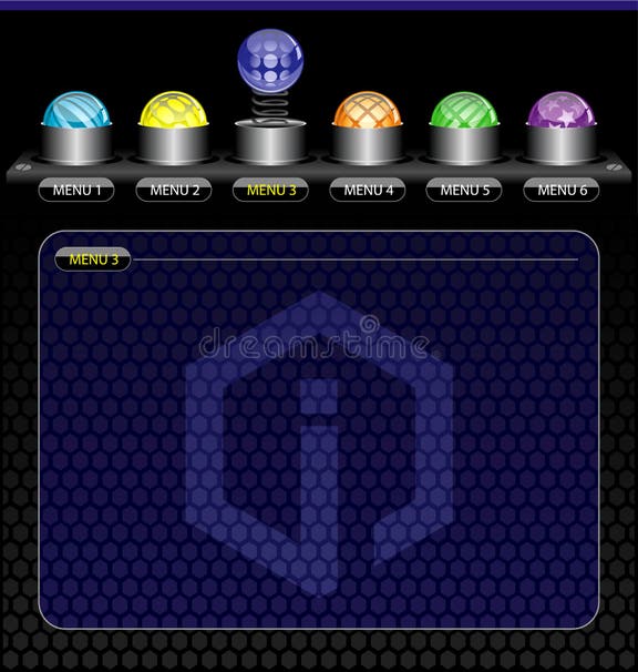 Website Fun Design Template Stock Vector - Illustration of original ...