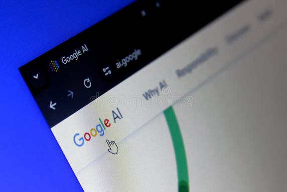 Google AI Artificial Intelligence Company Logo Editorial Stock Photo ...