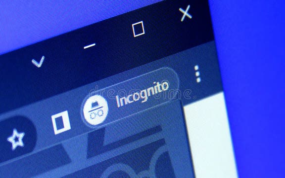 Incognito Private Browsing, Google Chrome Editorial Stock Photo - Image ...