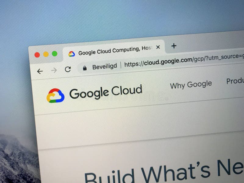 Website of Google Cloud Platform Editorial Photography - Image of ...