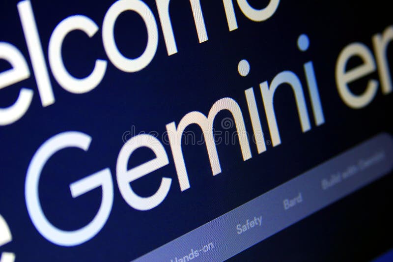 Google gemini ai model editorial photography. Image of research - 299798957