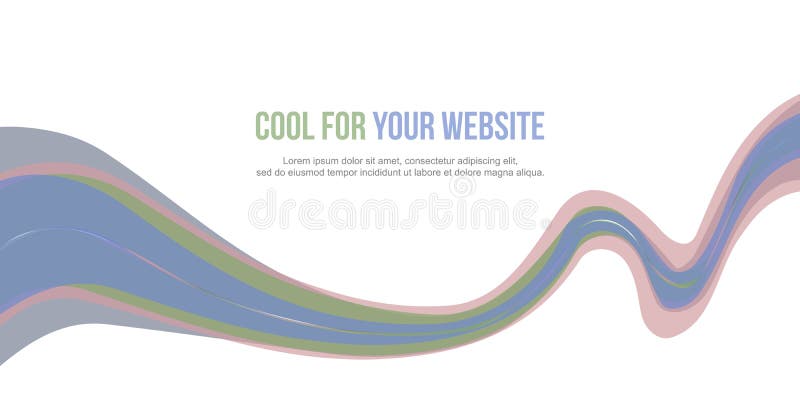 Website Header Banner Abstract Background Stock Vector - Illustration ...