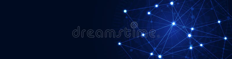 Website Header or Banner Design with Abstract Geometric Background and ...