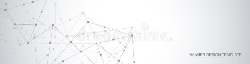 Website Header or Banner Design with Abstract Geometric Background and ...