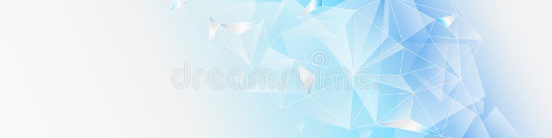 Website Header or Banner Design with Abstract Geometric Network ...