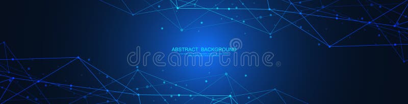 Website Header or Banner Design with Abstract Polygonal Background and ...