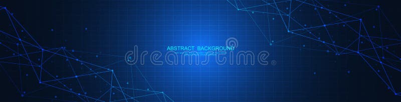 Website Header or Banner Design with Abstract Polygonal Background and ...