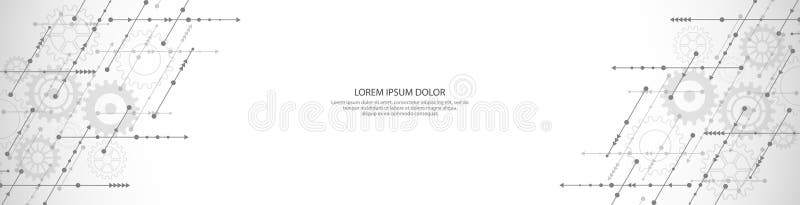 Website Header or Banner Design Template. Abstract Technology ...