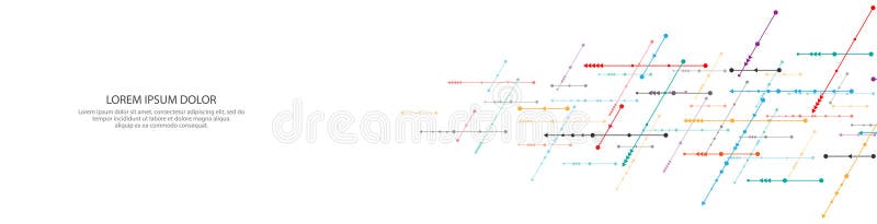 Website Header or Banner Design Template. Abstract Technology ...