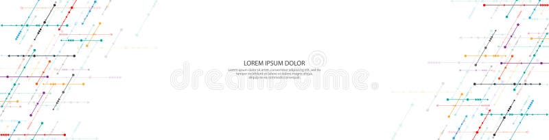 Website Header or Banner Design Template. Abstract Technology ...