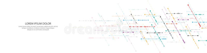 Website Header or Banner Design Template. Abstract Technology ...