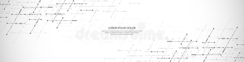 Website Header or Banner Design Template. Abstract Technology ...