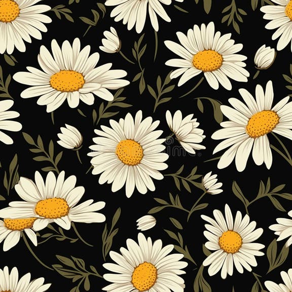 Website Header Daisy Graphic for Elegant Design Stock Vector ...