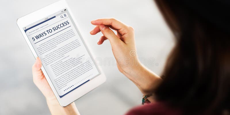 Website Homepage Online Internet Article Concept Stock Photo - Image of ...