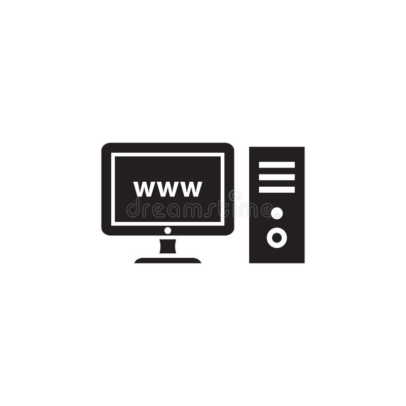 Website Icon Flat Vector Template Design Trendy Stock Vector ...